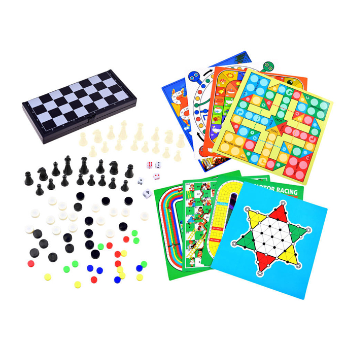 New Educational 18 in 1 Magnetic Board Game Set For Kids 2 to 4 Player ...