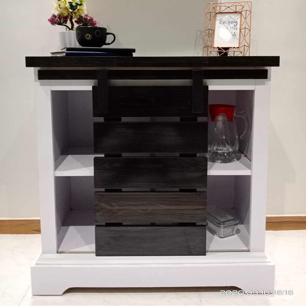 Sideboard / Chester / Cabinet / Sliding Door Sideboard | Daraz.pk