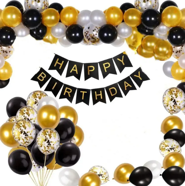 Happy Birthday Combo decoration Balloons Combination Theme Sets With ...