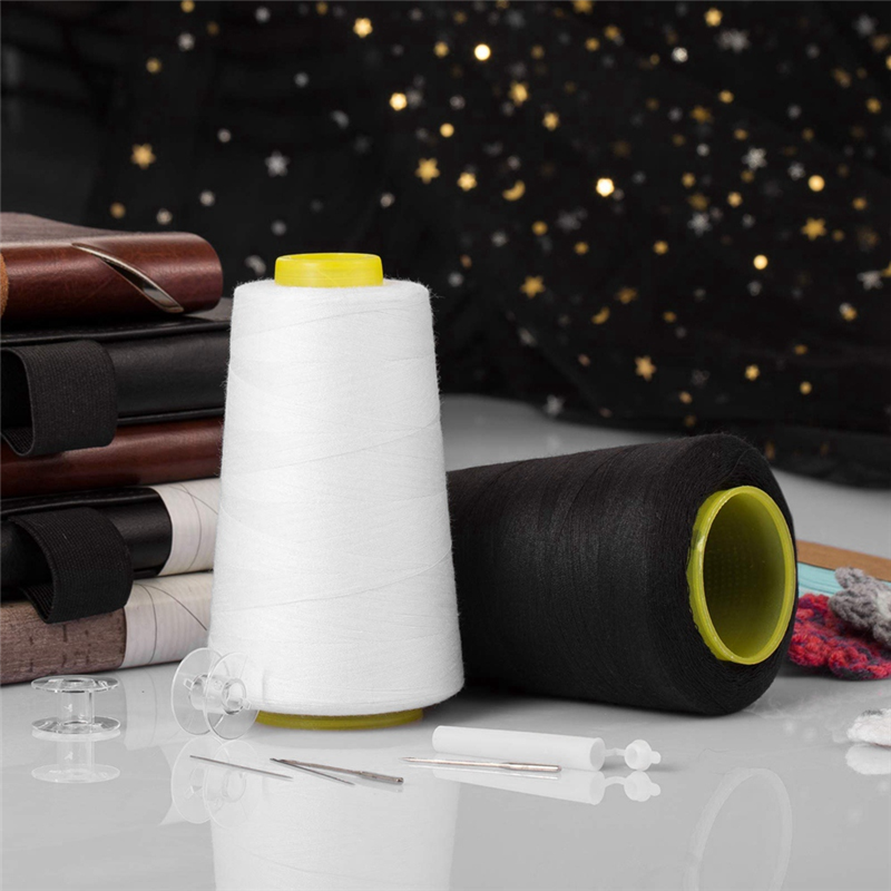 All-Purpose White Thread for Sewing Polyester Sewing Thread of 3000 ...