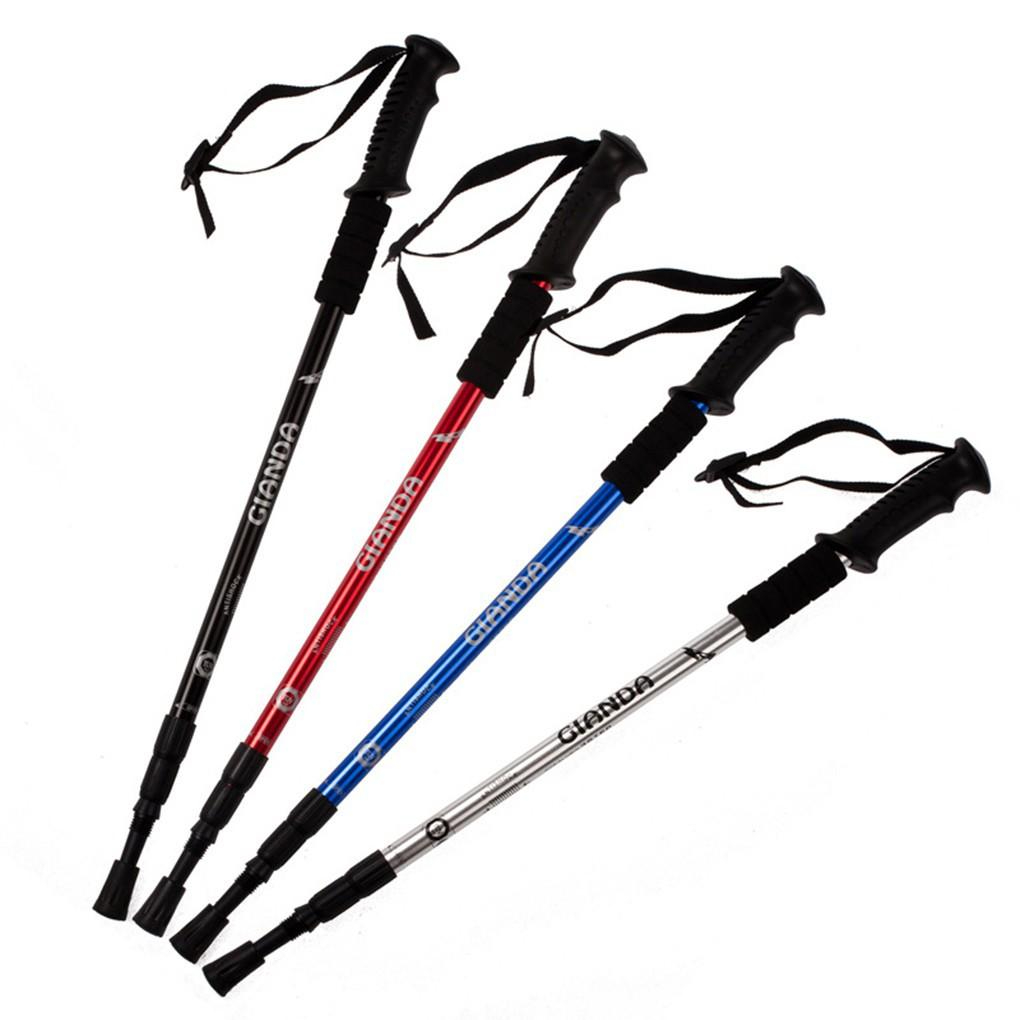 Trekking Pole - Adjustable Antishock Trekking Hiking Walking Stick ...