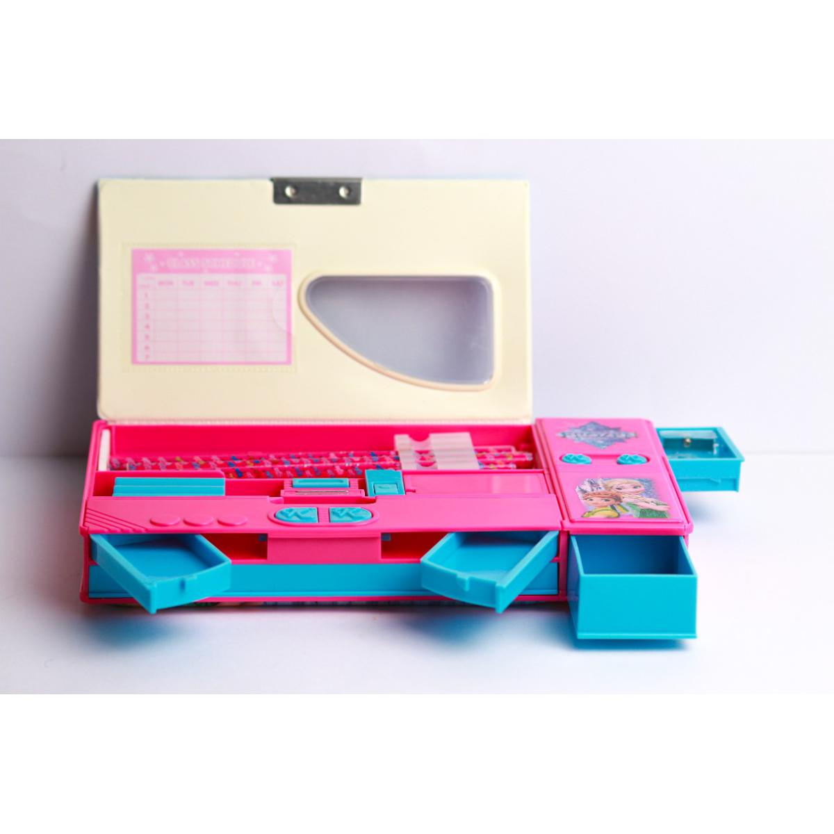 Pencil Box With Buttons