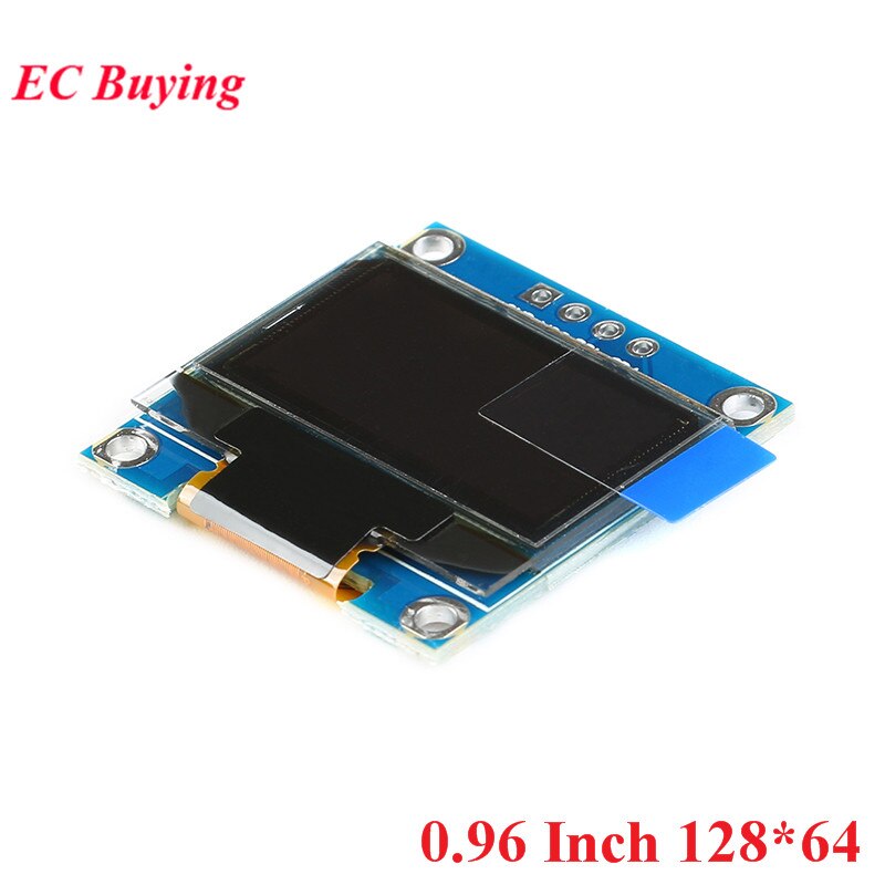 0.91 0.96 Inch OLED LCD Display Module 128x32 128x64 SSD1306 12832 12864 I2C IIC Serial White ...