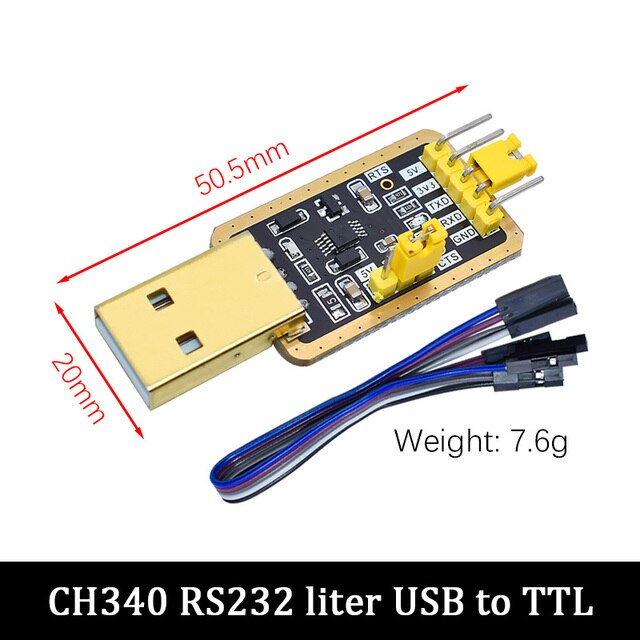 CH340 module USB to TTL CH340G upgrade download a small wire brush ...