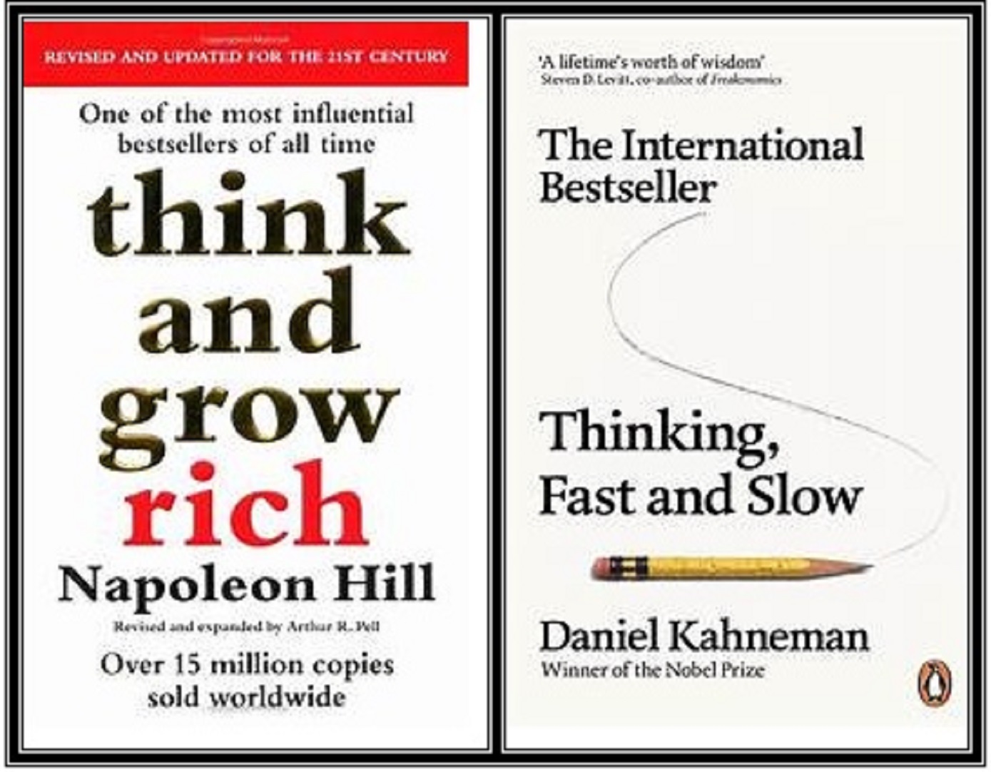 Think and Grow Rich / Thinking fast and slow ( set of 2 ) | Daraz.pk