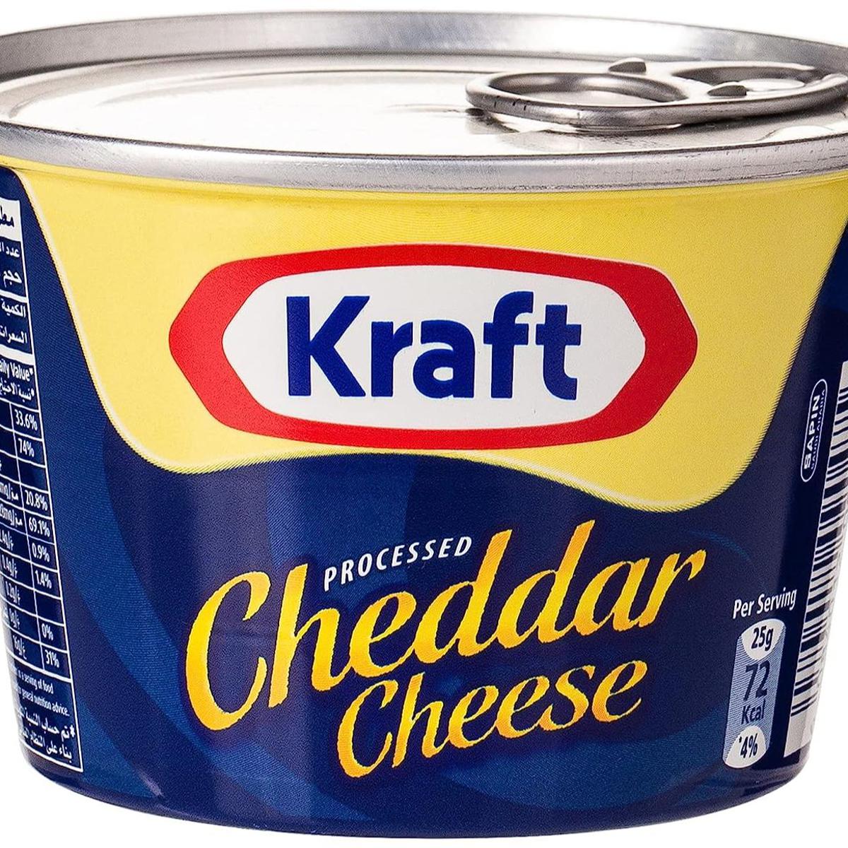 Kraft Processed Cheddar Tin 100gm-cheese for pizza-(Imported, Easy to ...