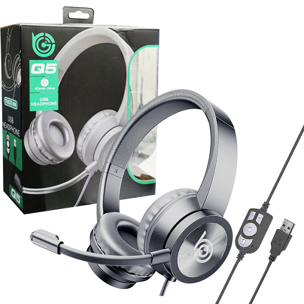 Tucci Q5 Wired Headphone USB Headset | Daraz.pk