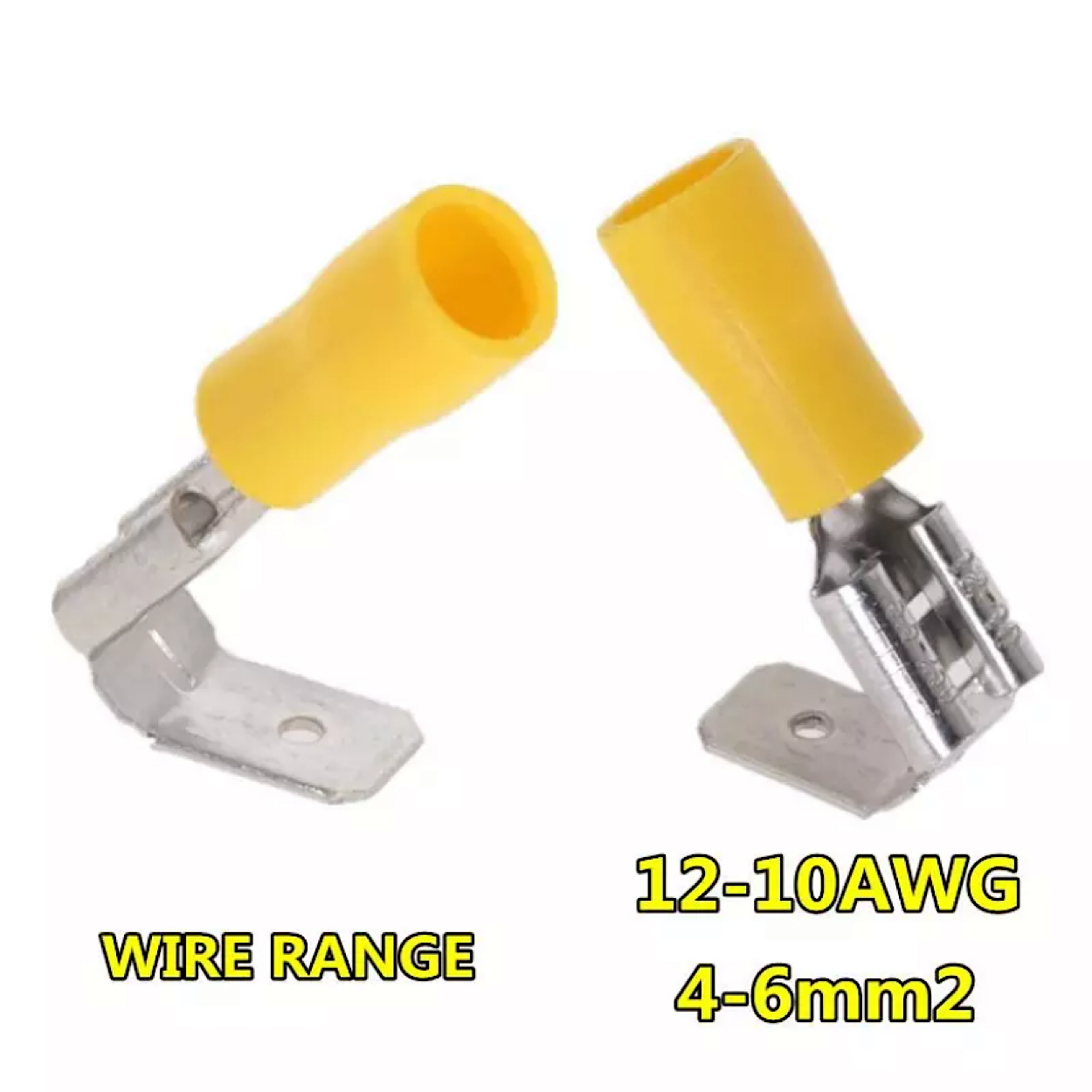 20PCS Assorted Spade Terminals Insulated Cable Connector Electrical ...