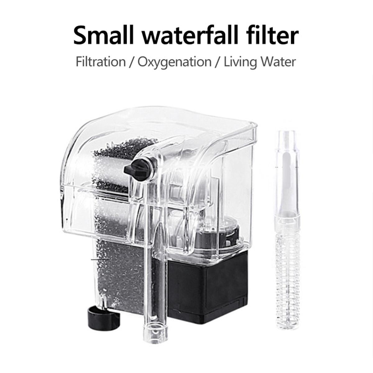 2 Fish Tank Filter Mute Wall-Mounted 3-In-1 External Oxygen Pump ...