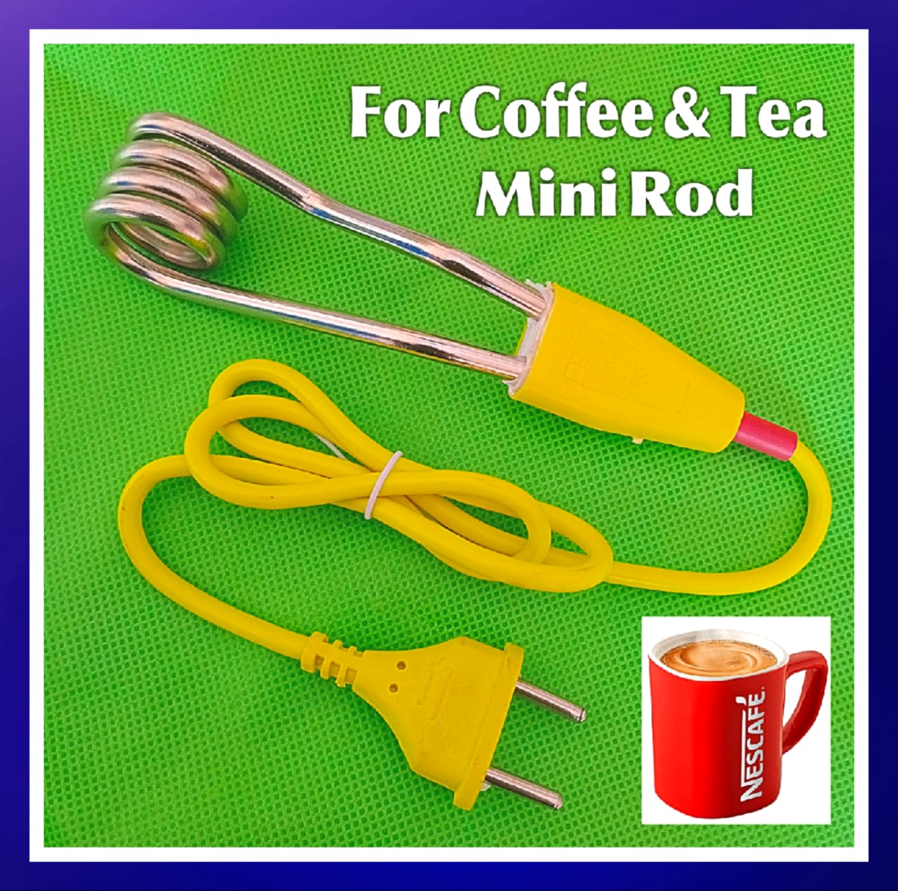 Electric Water Heating Rod Mini 500W portable for Coffee,Tea Maker,Milk ...