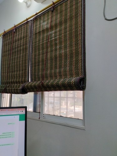 Customized 4x5 Feet Bamboo Chik Blinds | Curtains For Windows ...