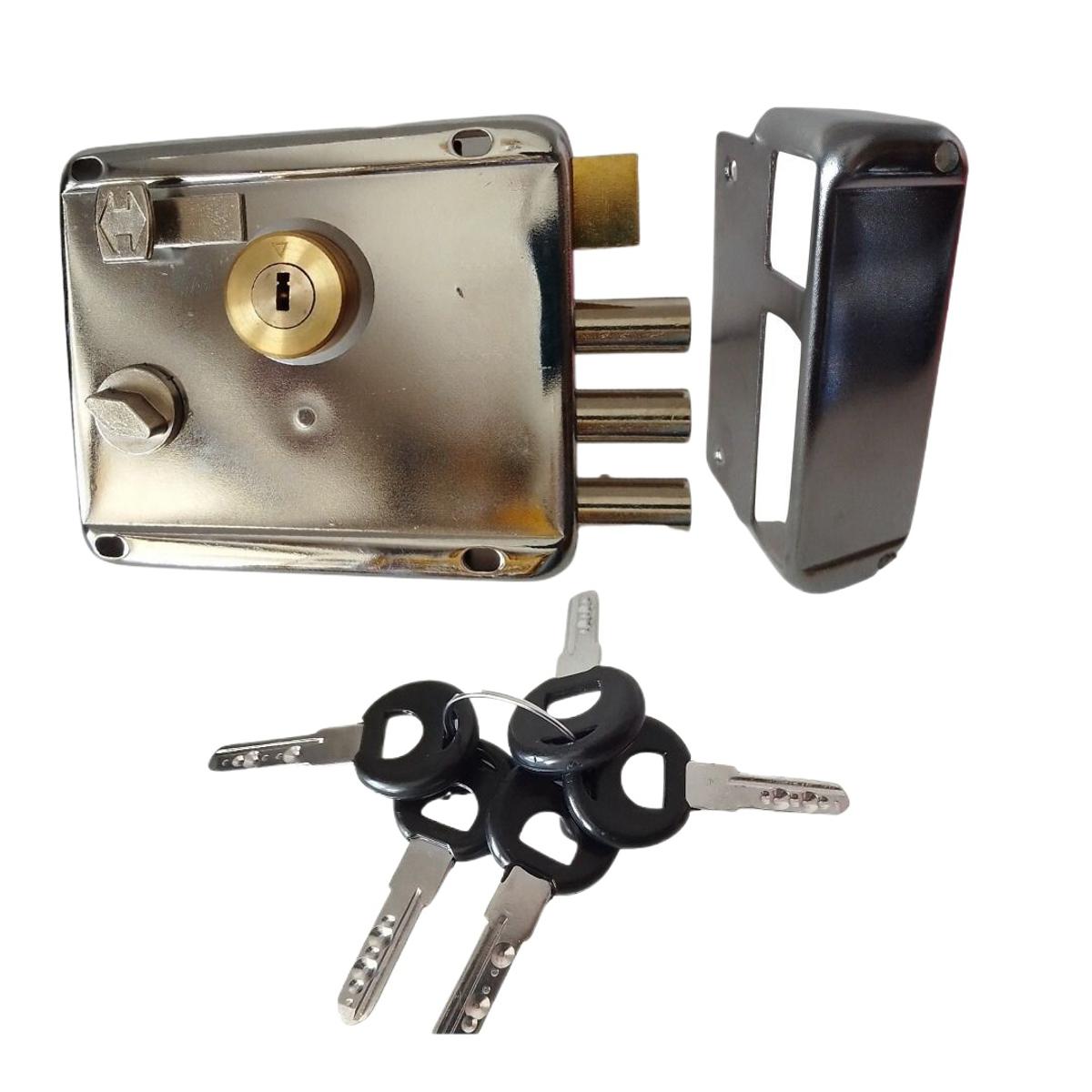 heavy duty, door security inter lock for main gate with three heavy ...