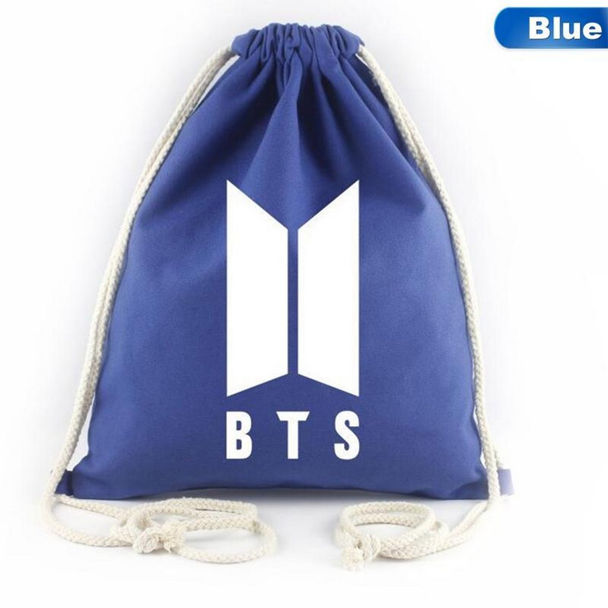 Kpop Bts New Logo Canvas Drawstring Bags Bangtan Boys Backpack Student ...