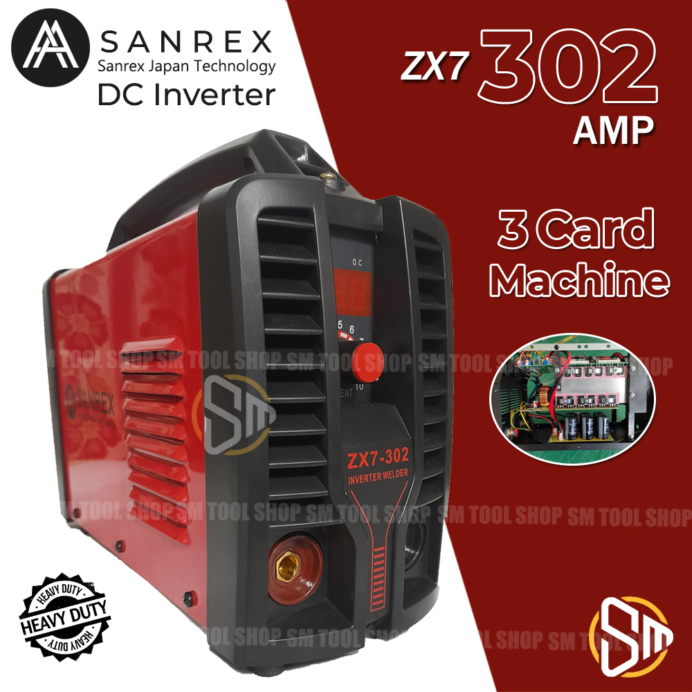 Sanrex Welding Inverter Machine 3 Card Heavy Duty - ZX7 302 | Daraz.pk