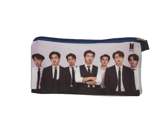 BTS Pencil Pouch / Pen Pouch (Digitally printed on Cloth) | Daraz.pk