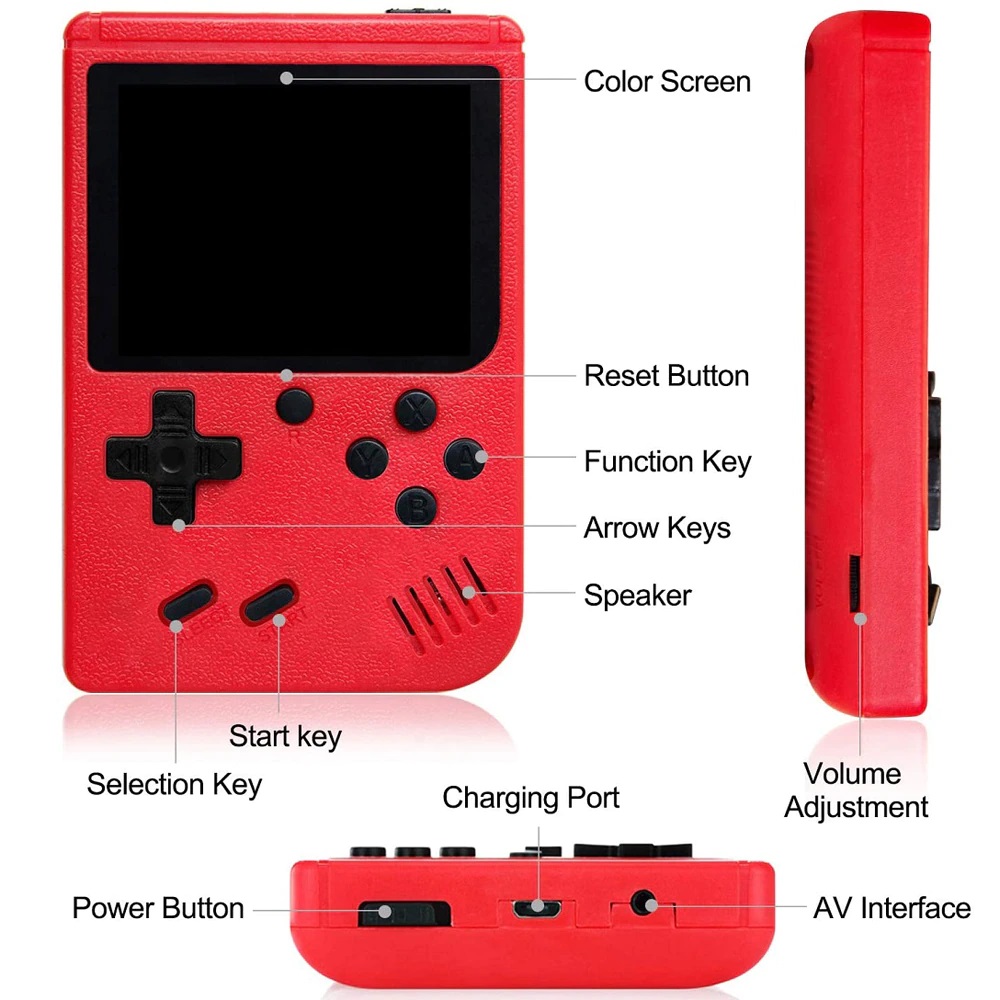 SUP -Single Player Video Game 400 in 1 Portable Handheld Gaming Console ...