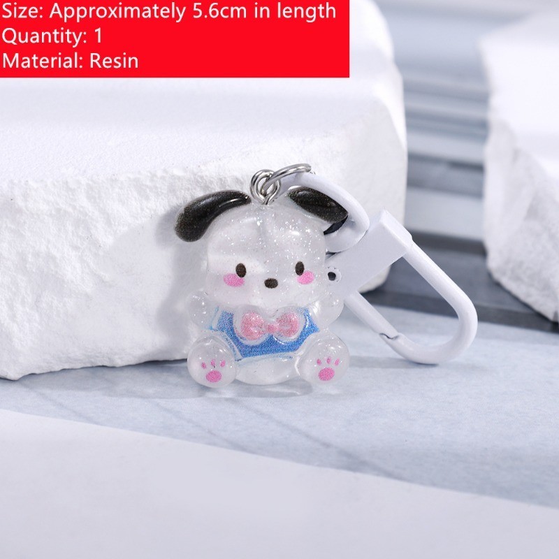 1 Pc Cartoon Cute Kitty Puppy Key Chain Korean Style Fashion Animal ...