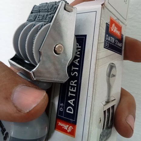 Date Stamp machine SHINY Dater Rubber Stamp expiry date Stamp ...