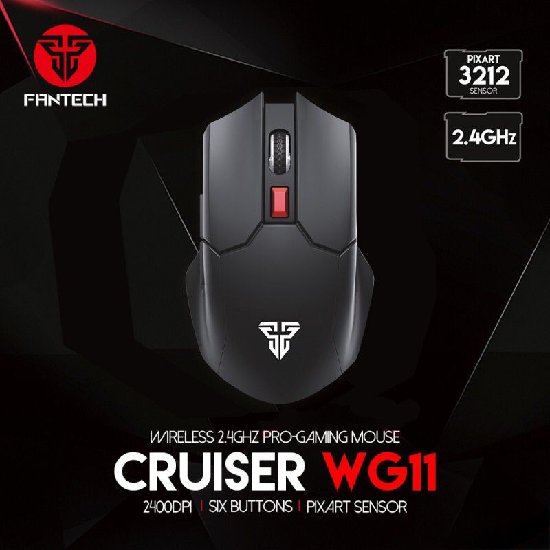 FANTECH CRUISER WG11 Wireless 2.4GHZ On-the-fly Adjustable DPI Pro ...