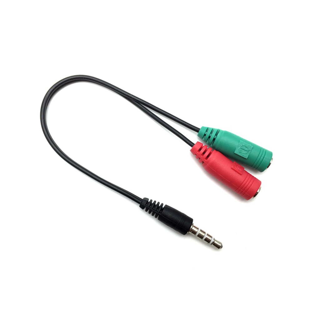 Earphone/Headphone 3.5mm Audio Splitter/Divider -trrs to trs converter ...