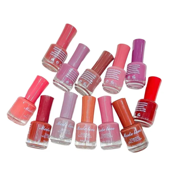 Mode Love 12 Attractive Colors Nail Paints Nail Paint - 12 Pcs Pack ...