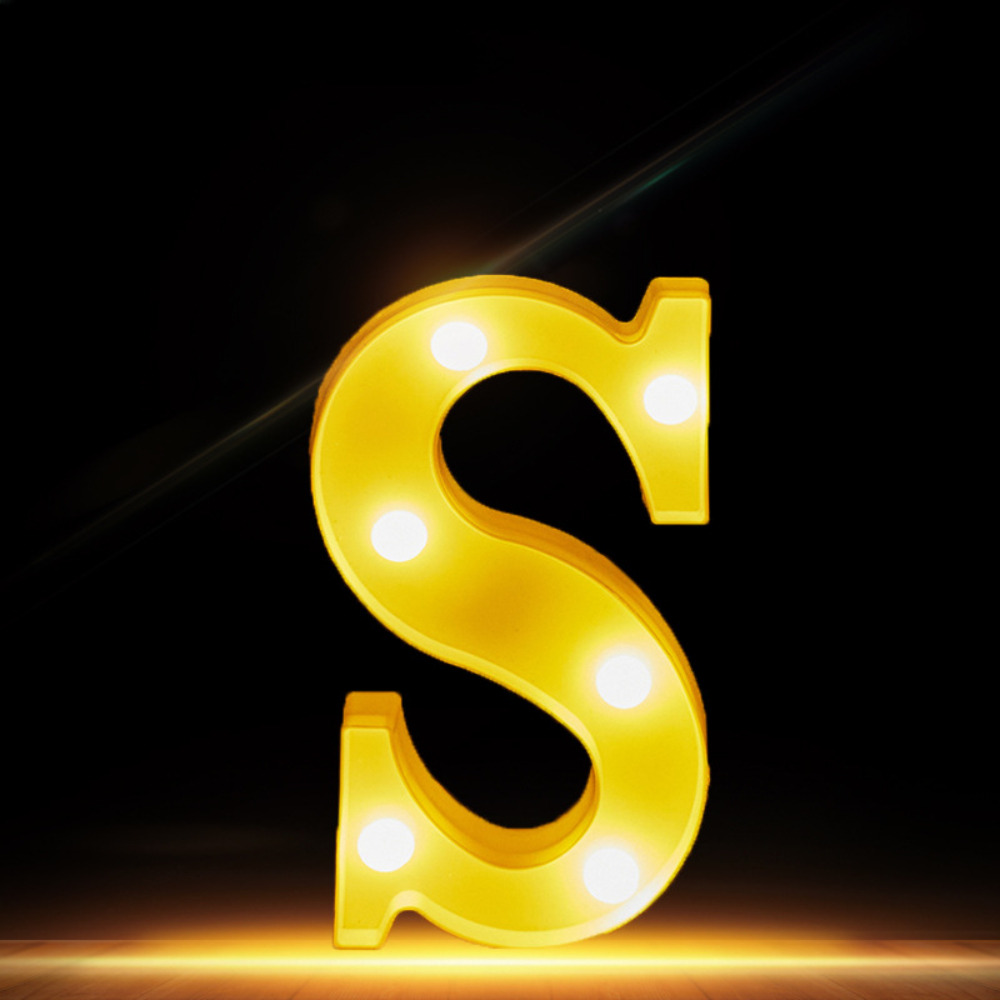LED Alphabet Lighting Battery Operated All Led Letter ( A to Z ...