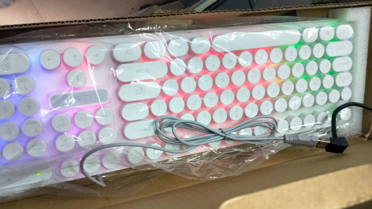 K710 Typewriter Style Mechanical Gaming Keyboard, Bluetooth/2.4Ghz ...
