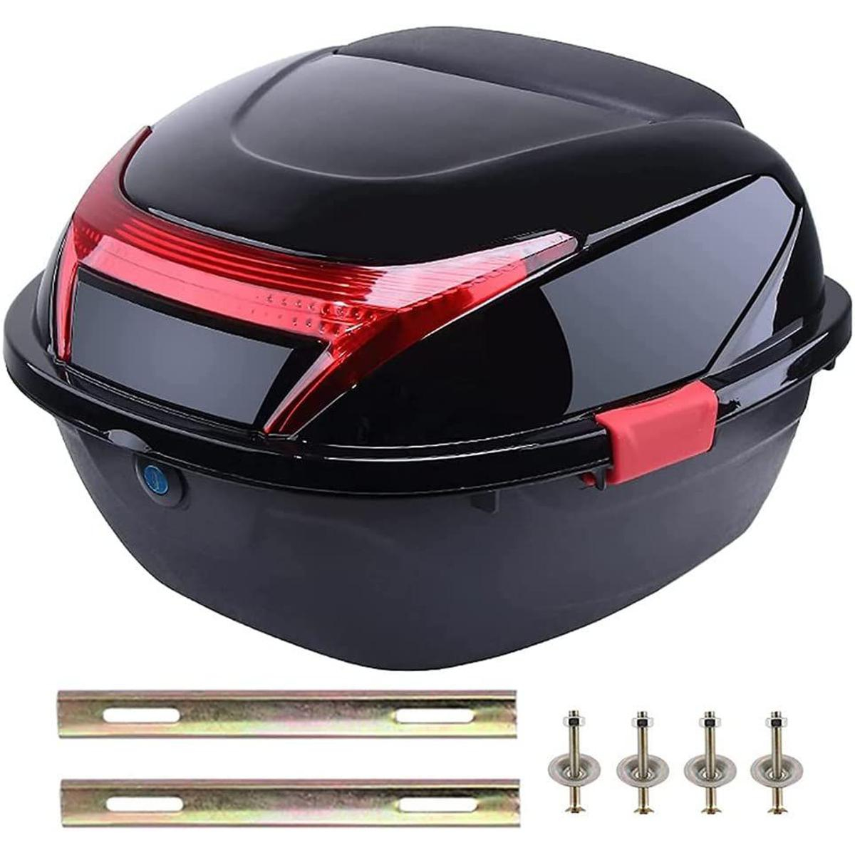 Motorcycle Luggage Tail Box top case box, Motorbike Scooter Rear Trunk ...