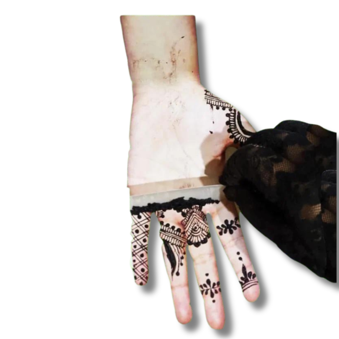 High Quality Reusable Mehndi Practice Hand For Henna Practice - Short ...