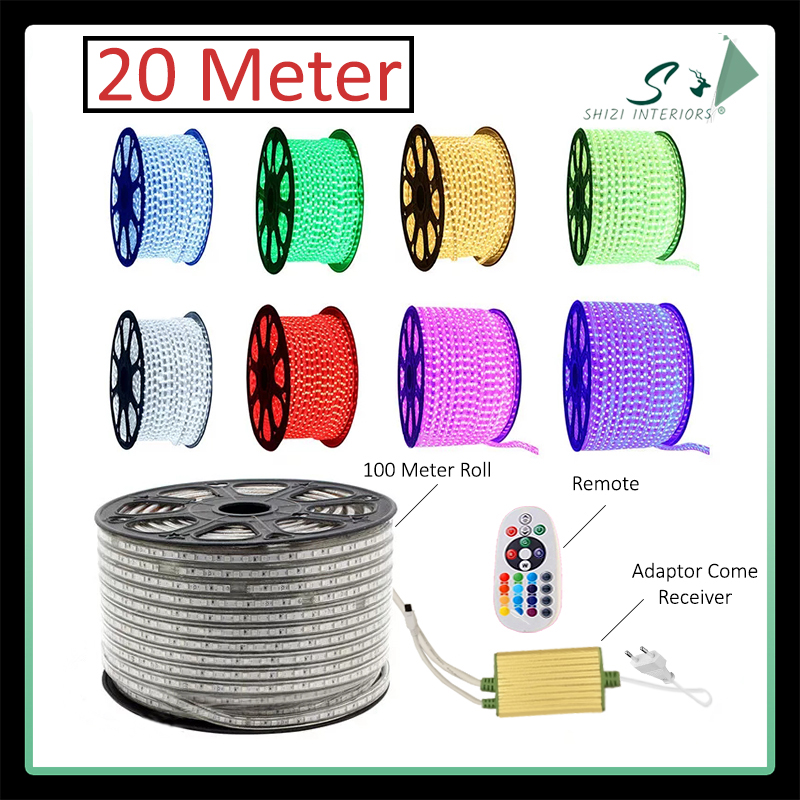 Shizi 15 Meter to 100 Meter - LED Strip Light Color Changing Remote ...