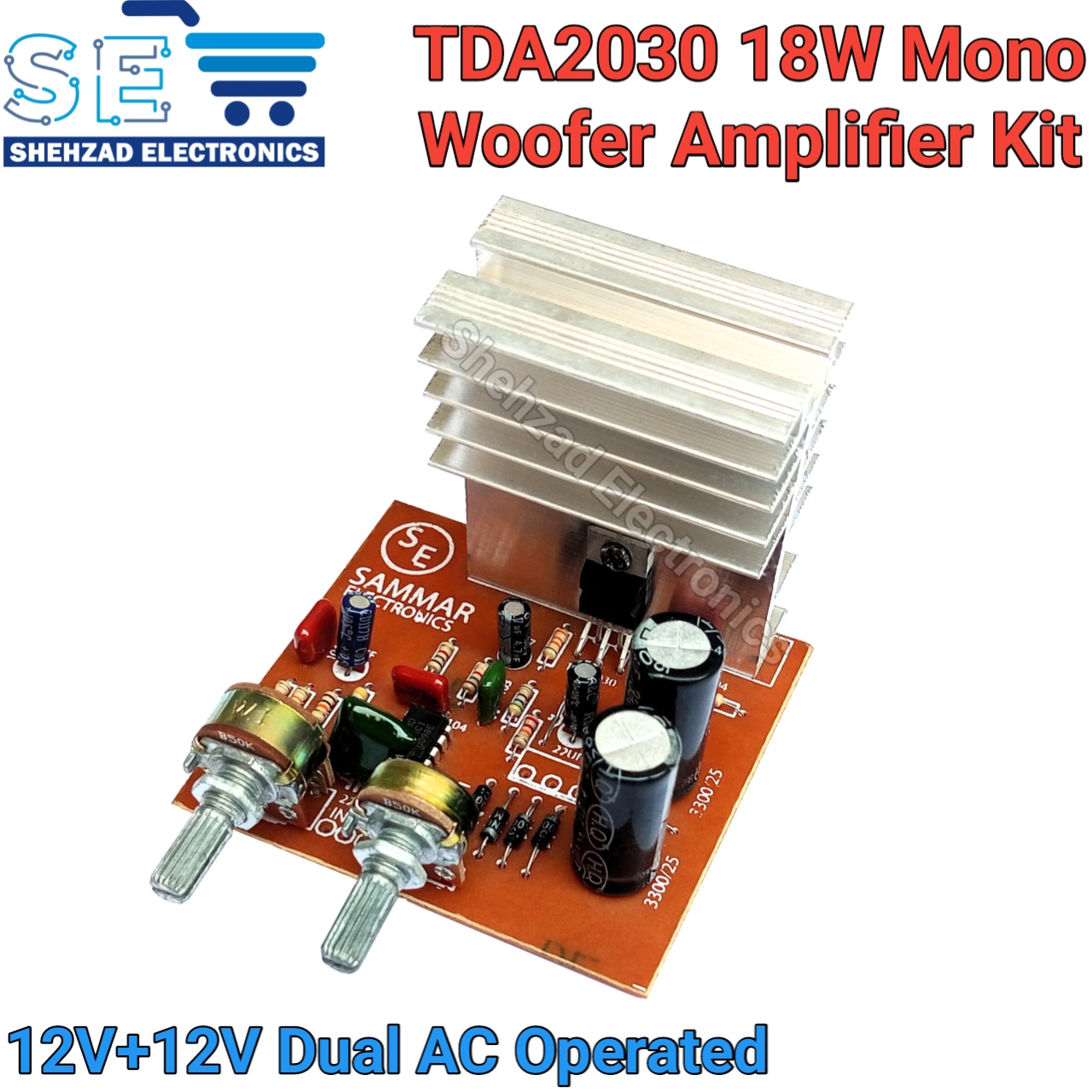 18W TDA2030 Mono Low Pass Woofer Amplifier Board only Bass Output Kit | Daraz.pk