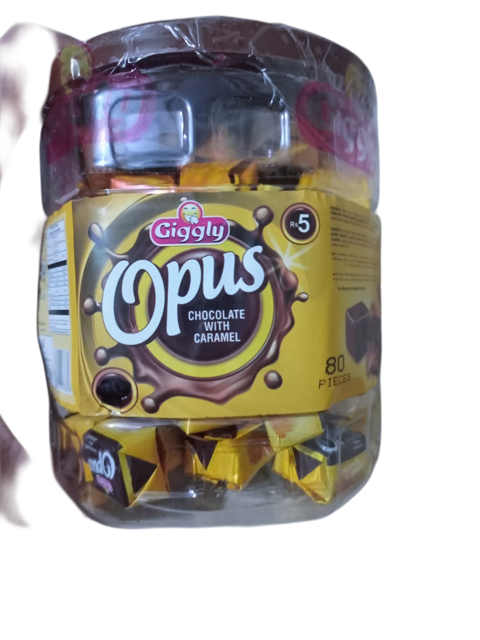 Opus Chocolate With Caramel Jar (80 PCS JAR) | Daraz.pk