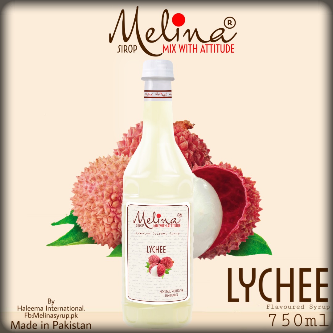 Melina - Lychee/Litchi Flavored Syrup - 750ml | Daraz.pk