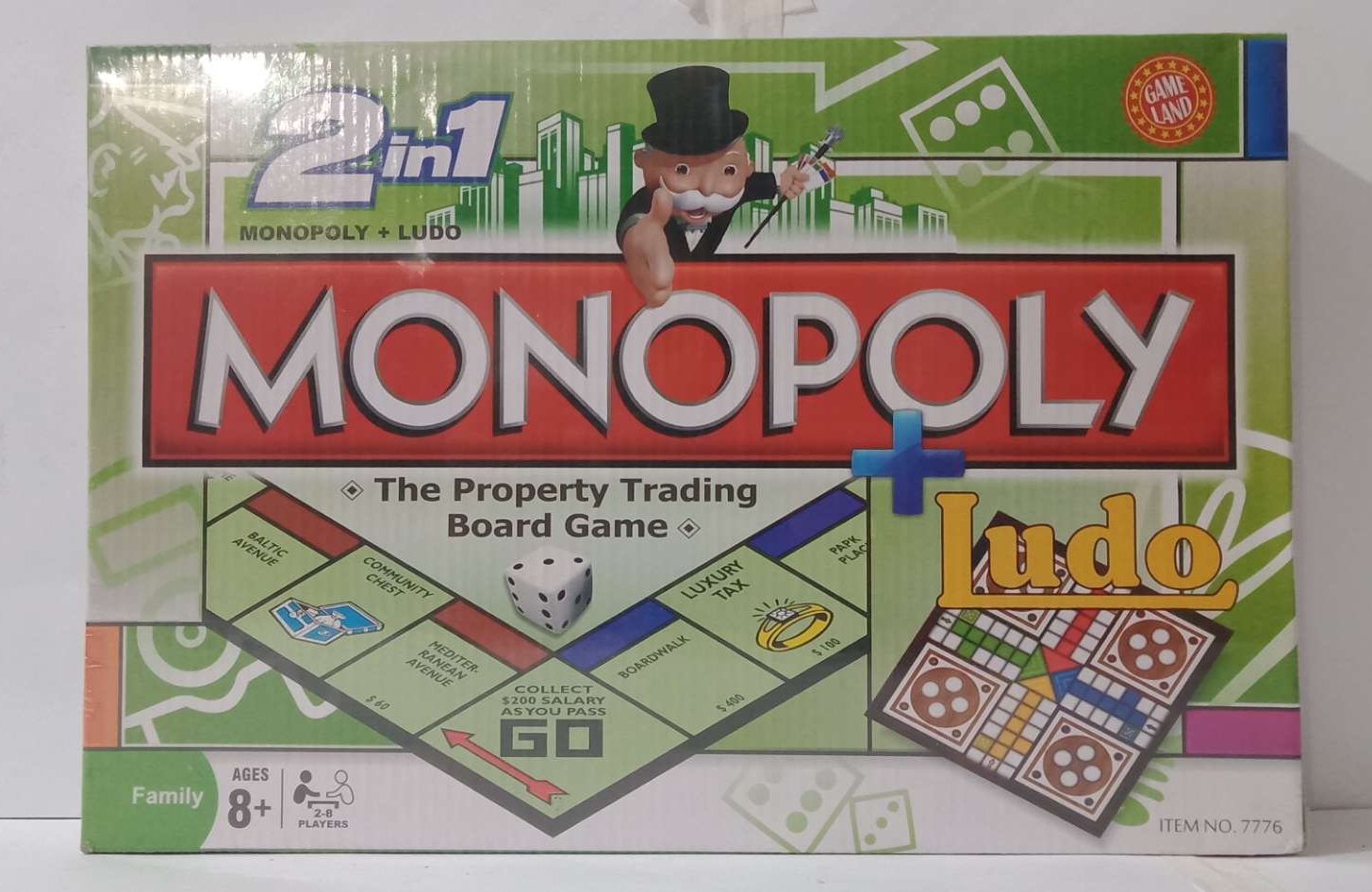 Monopoly + Ludo game 2 in 1(7776) | Daraz.pk