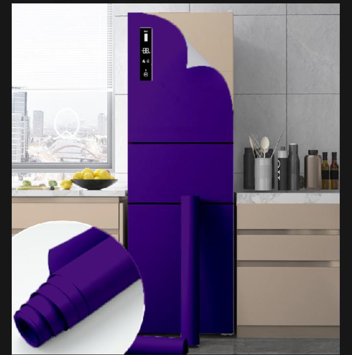 Refrigerator full stickers waterproof oil-proof decorative stickers ...