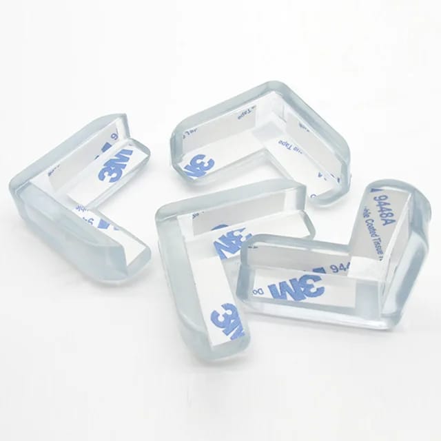 4 Pcs Silicon Table Corner Edge Protector | Daraz.pk