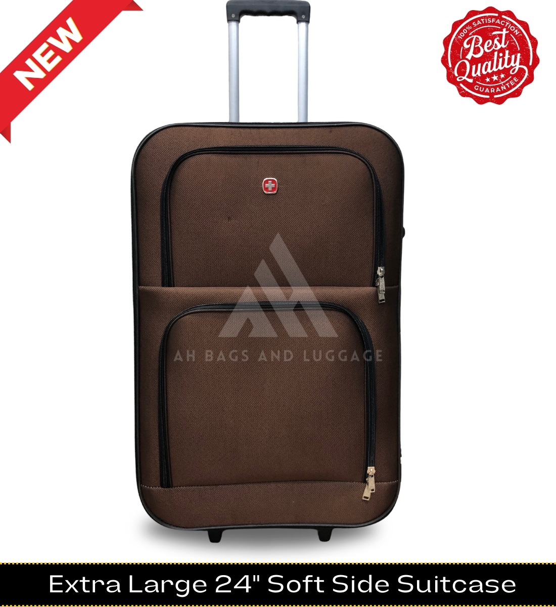 AH Soft Side Pack of 2 (32 and 24 Inch) Suitcase Quality Extra Large ...