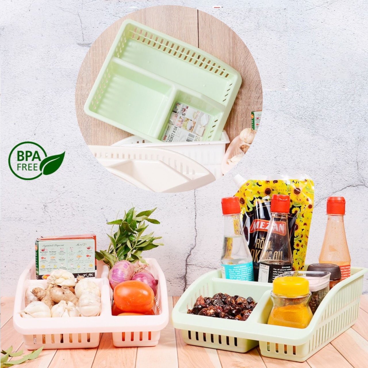 Set of 4 and 2 Refrigerator Organizer Maximize Your Fridge Space with ...