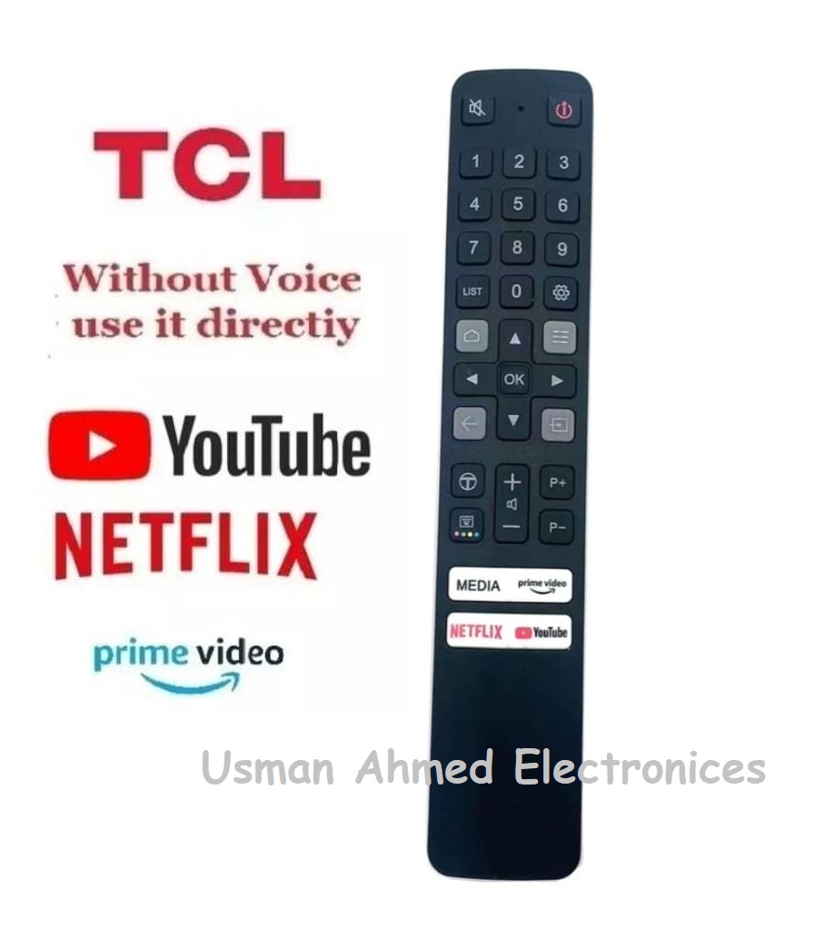 TCL Smart Android LED TV Remote Without Voice Cammands with NetFlex ...