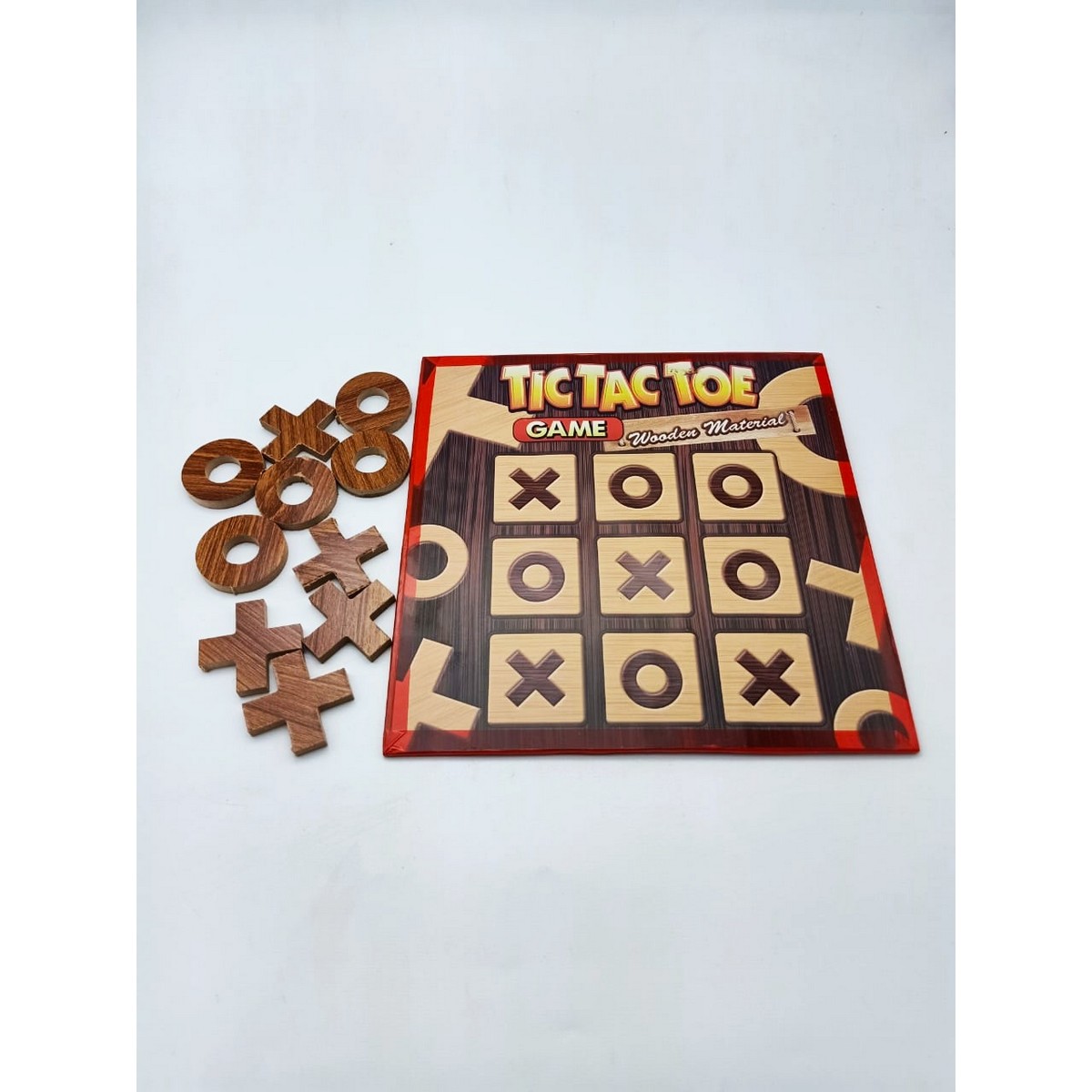 Wooden Tic Tac Toe Board Game Fun & Activity for Kids | Daraz.pk