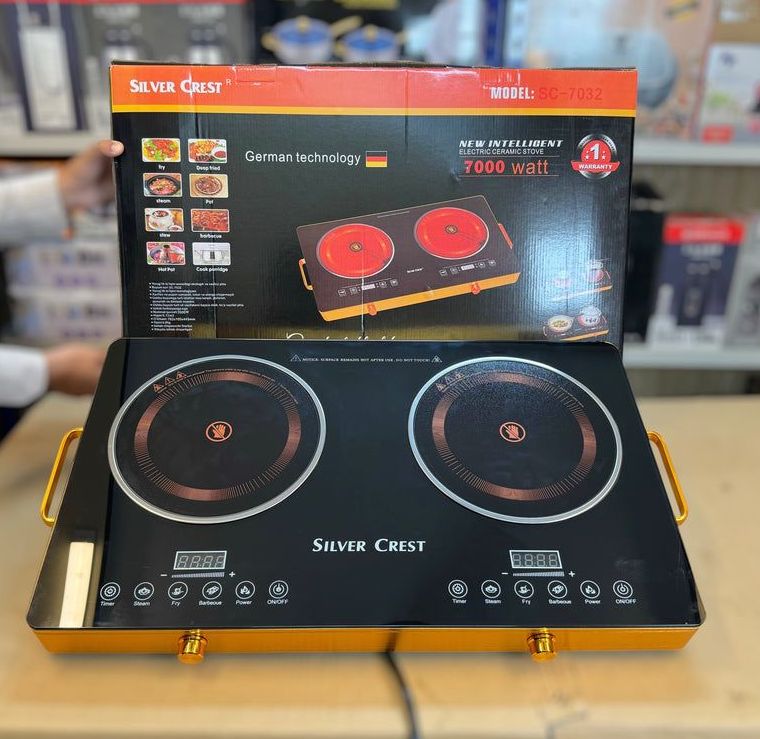 Silver Crest double burner Electric Stove 7000w Model SC-703 Infrared ...