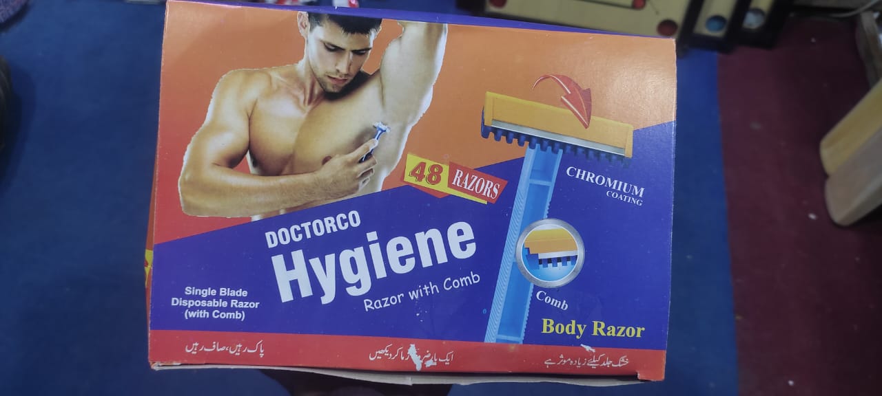 Pack of 48 Hygiene Razor DoctorCo Chromium Coating | Daraz.pk