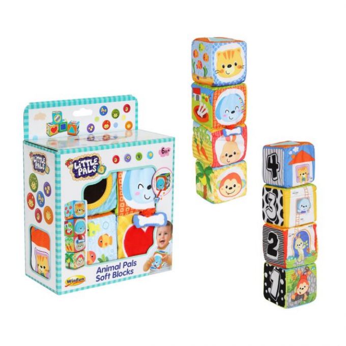 Win-Fun Little Pals Soft Blocks Set Toy For Kids - 0264 | Daraz.pk