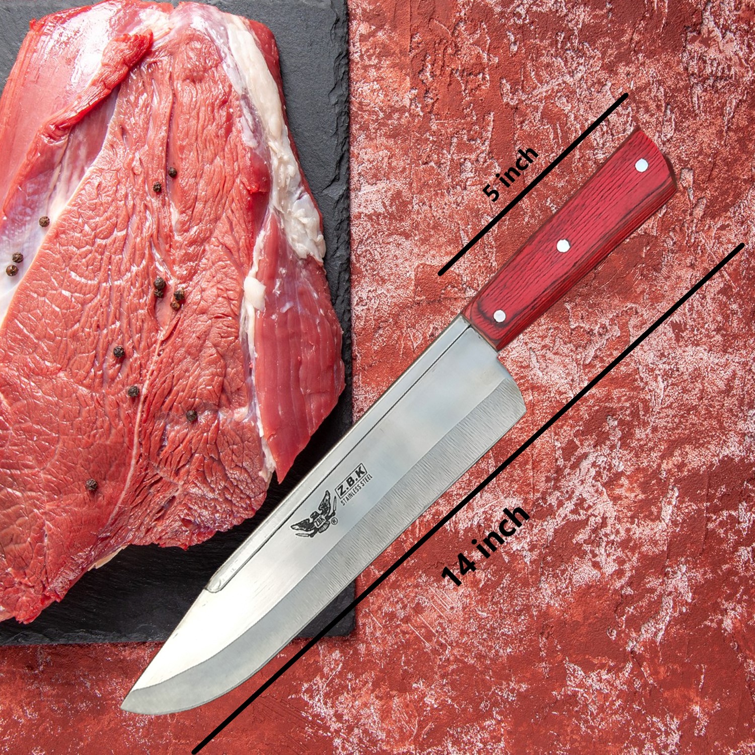 ORIGINAL WAZIRABAD Meat Knives Best Quality For Kitchen chef knife ...