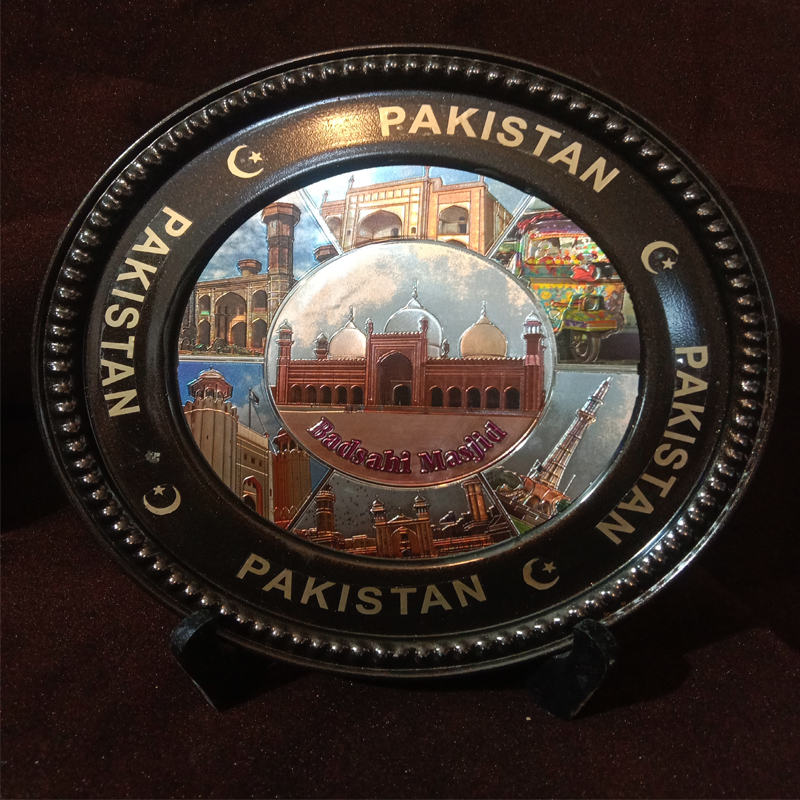 Pakistani Minar e Pakistan Monument Ceramic Plate with stand | Daraz.pk
