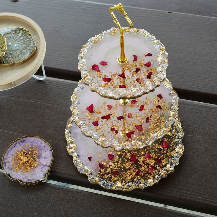 Cake Stand - Resin Art | Daraz.pk