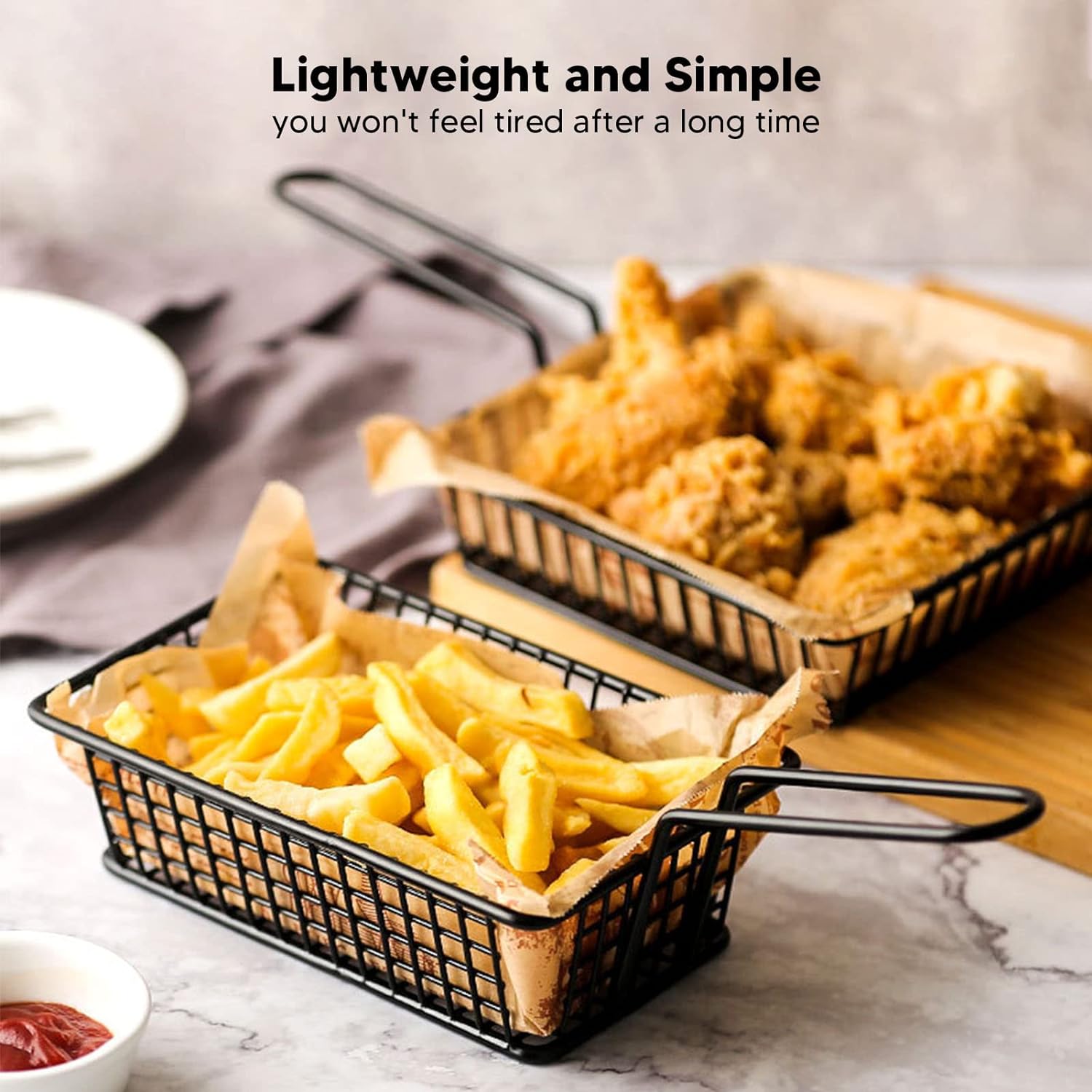 Happy Shoppping Heavy quality 1 Pcs Frying Basket French Fries Basket ...