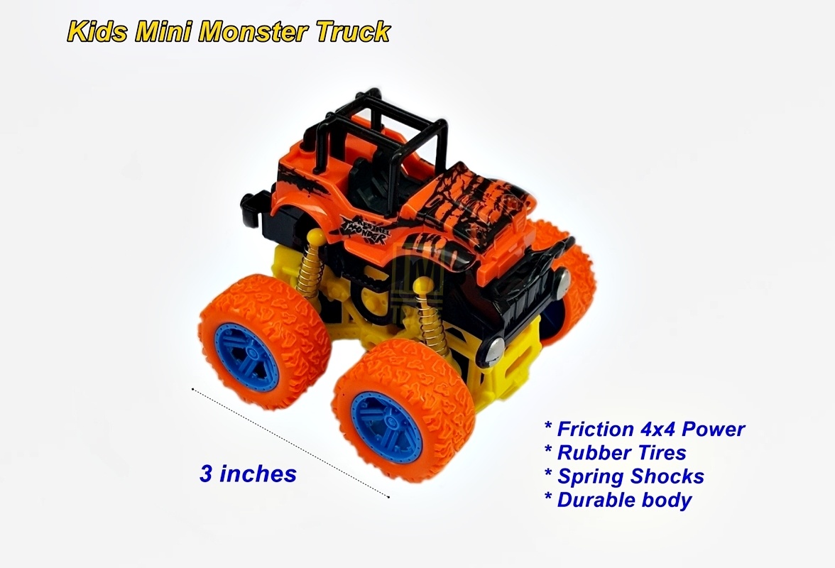 Monster Truck Friction Power Car 4x4 for Kids and Children | Daraz.pk