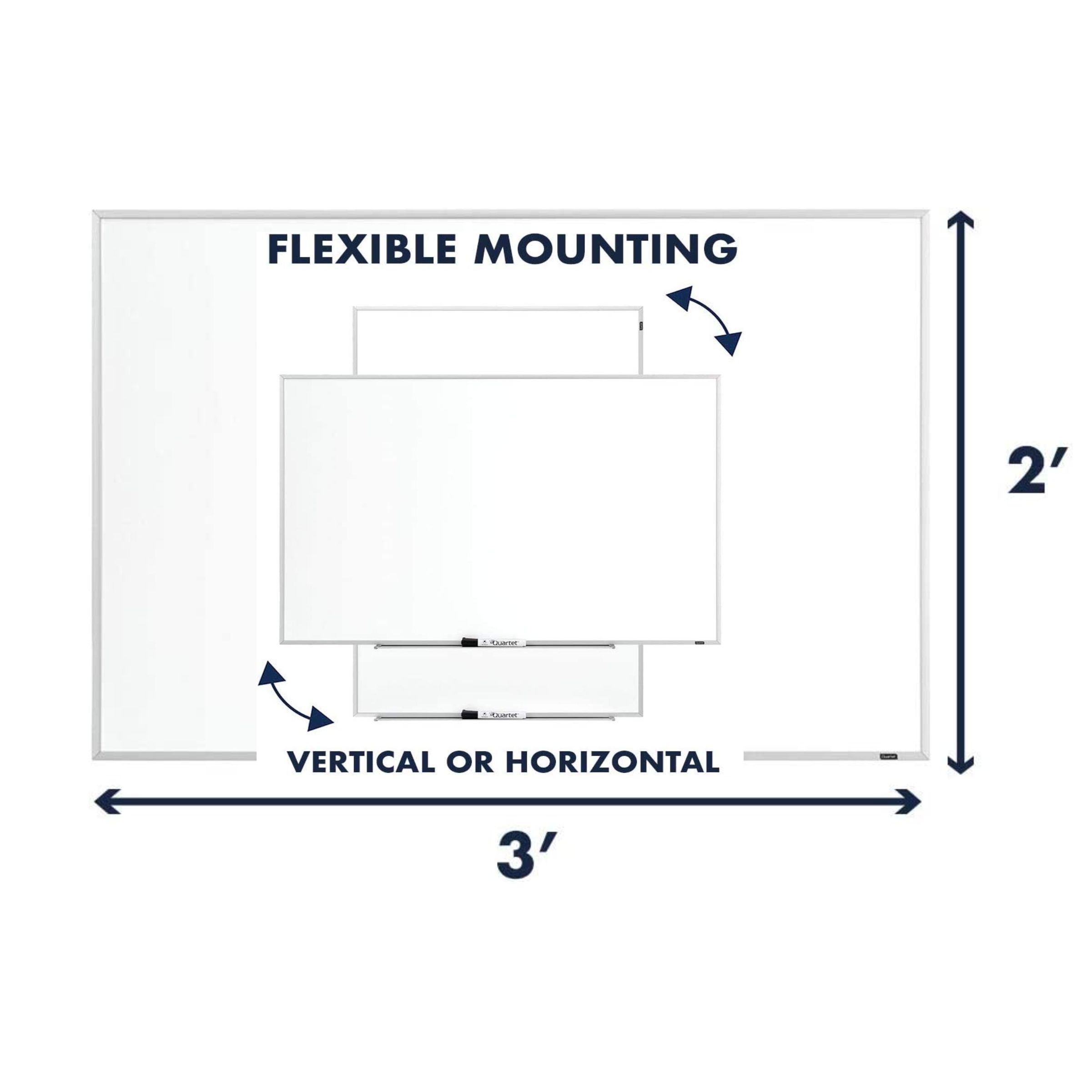 White Board 2ft x 3f with Free Duster + Board Marker, White Board for ...