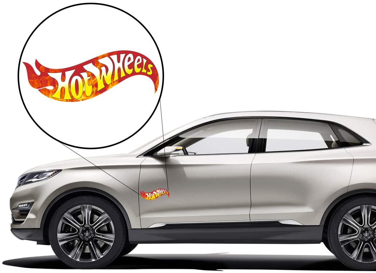 "2 pack" Hot Wheels Decal Sticker Vinyl | Set of 2 | Car Racing Lovers ...